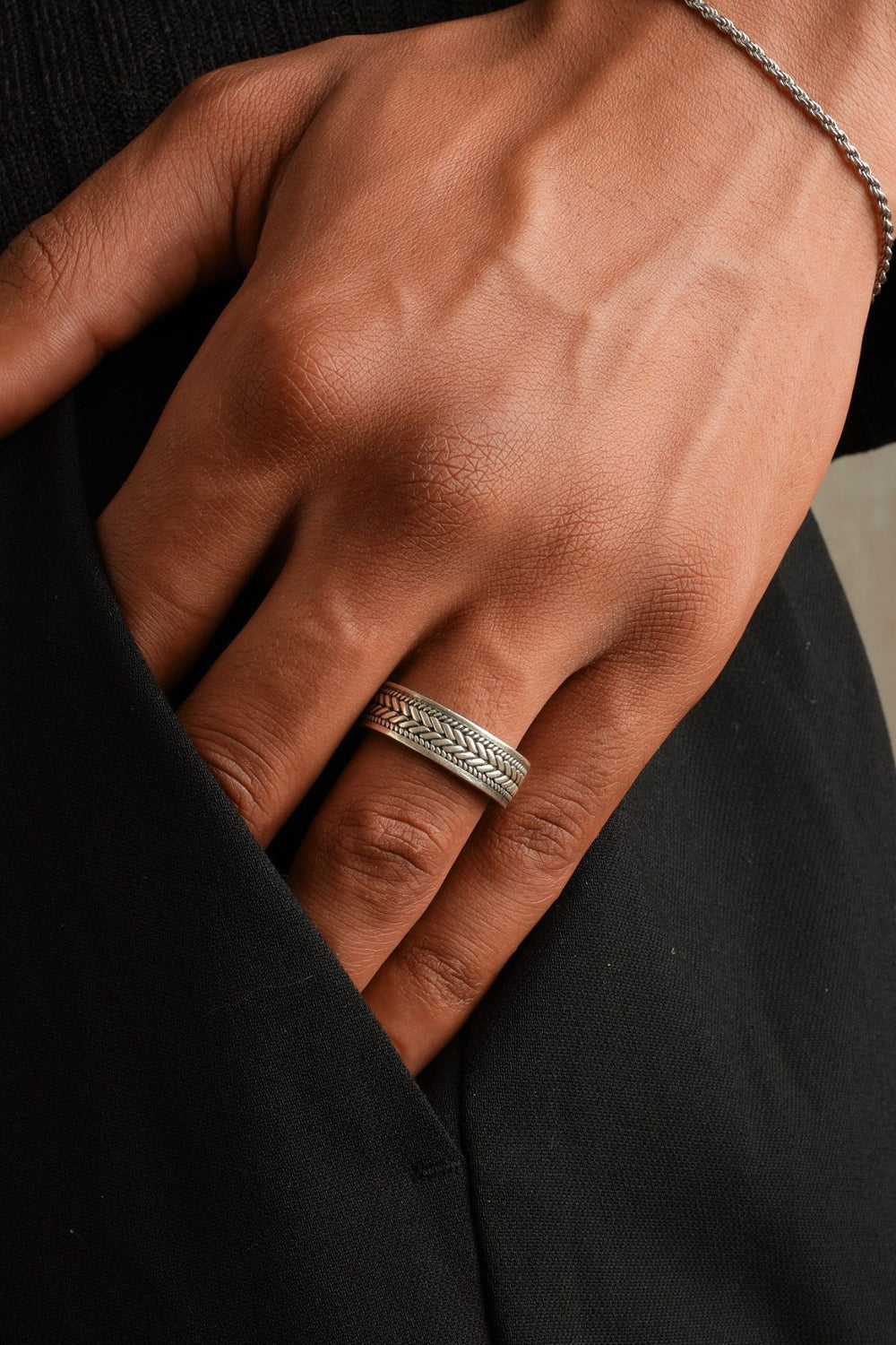 Arc Open Ring 925 Sterling silver